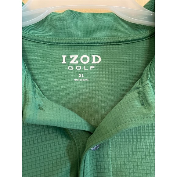 Izod | Shirts | Izod Golf Green Short Sleeve Mens Xl Polo Shirt | Poshmark